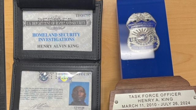 Deputy Chief King Awarded HSI Badge: A Tribute to Service - Albemarle ...